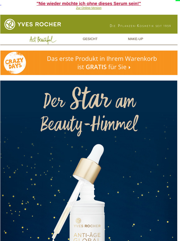 Yves Rocher: Unser Star am Beauty-Himmel | Milled