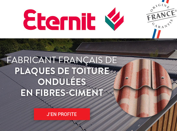 Agrifournitures.fr: Eternit : plaques de toiture et bardage en ...
