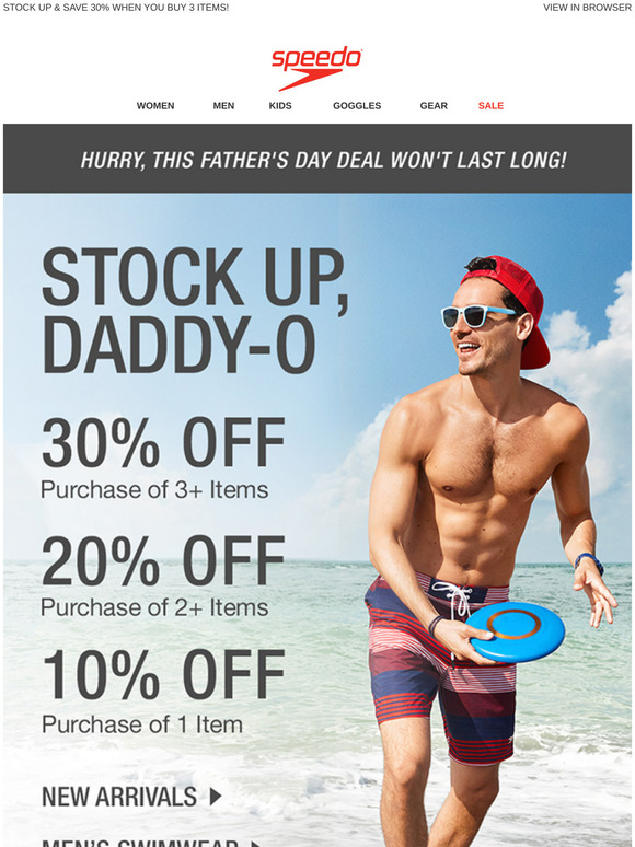 Speedo: Something Special for Father's Day | Milled