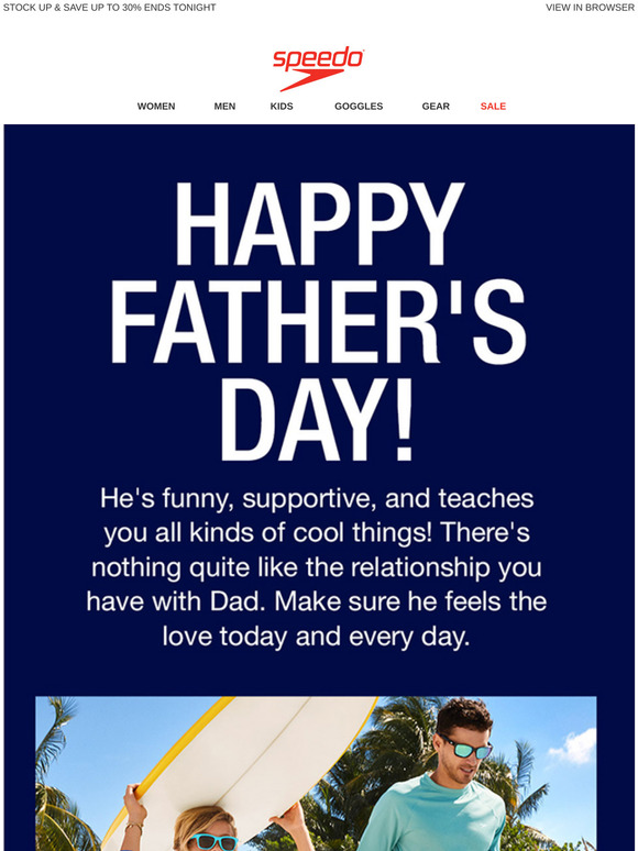 Speedo: Happy Father's Day + Save up to 30% | Milled