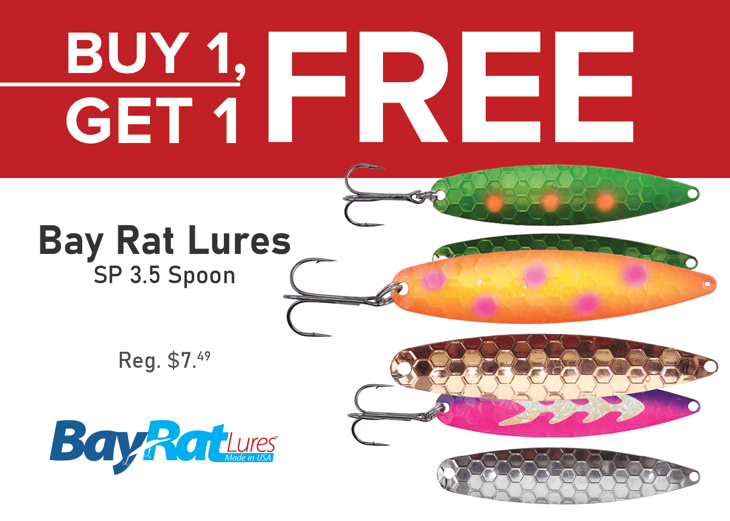 FishUSA.com: Grab Your Walleye Essentials + Buy 1, Get 1 on Bay Rat SP ...