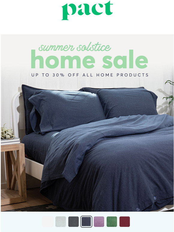PACT Apparel: 💚 Earth's favorite sheets 💚 on SALE | Milled