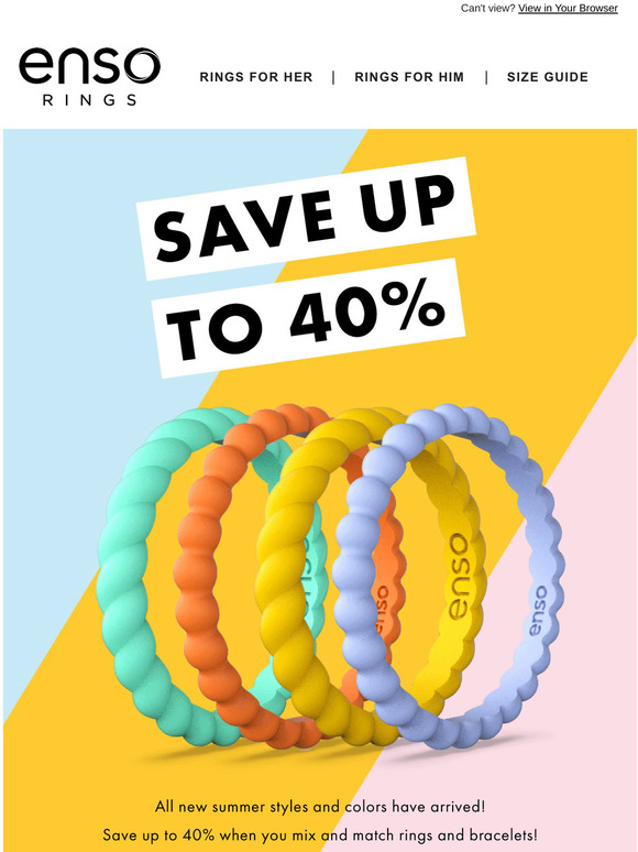 Enso Rings: NEW summer styles + colors! ☀️ | Milled