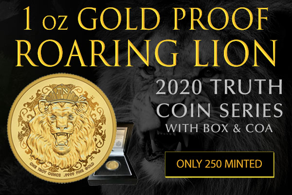 sd bullion: First Ever Gold Proof Roaring Lion (Only 250) | Milled