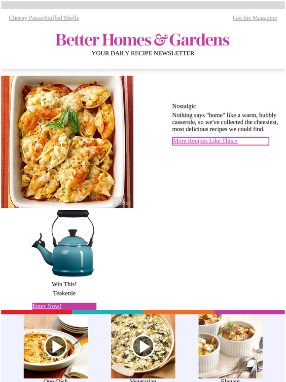 Better Homes and Gardens: The Cheesiest Casserole Recipes Ever | Milled