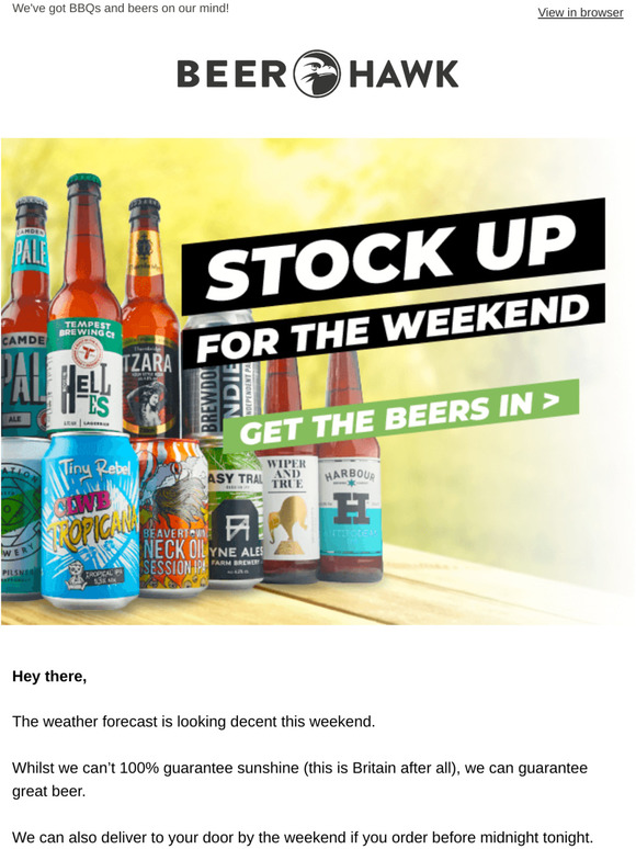 Beer Hawk: Get your weekend beers in! 🌞 | Milled