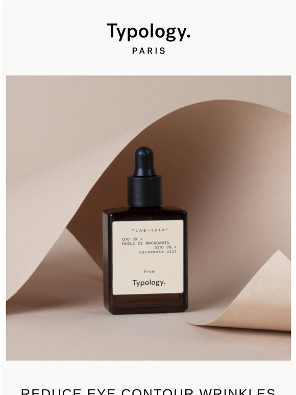 Typology: NEW: Eye Contour Serum Q10 3% | Milled