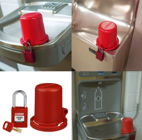 Brady Corp: New Product Alert: Drinking Fountain Lockout Devices | Milled