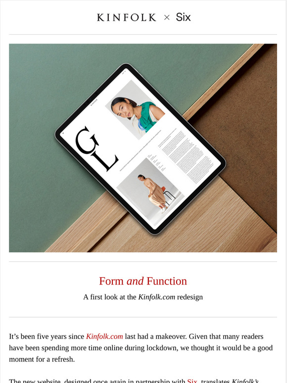 Kinfolk: Introducing the new look Kinfolk.com | Milled