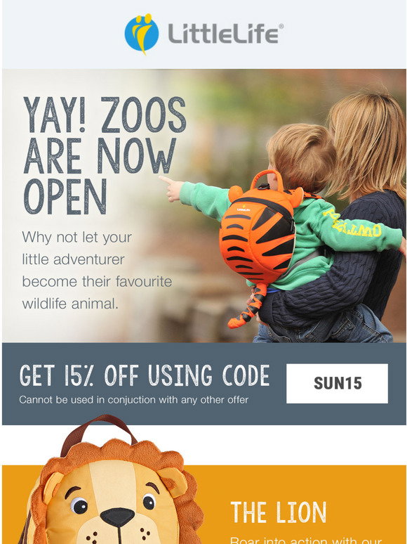 Littlelife: Yay! Zoos are now open | Milled