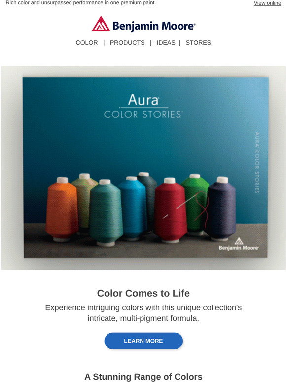 Benjamin Moore: Color Comes to Life with Aura® Color Stories® | Milled