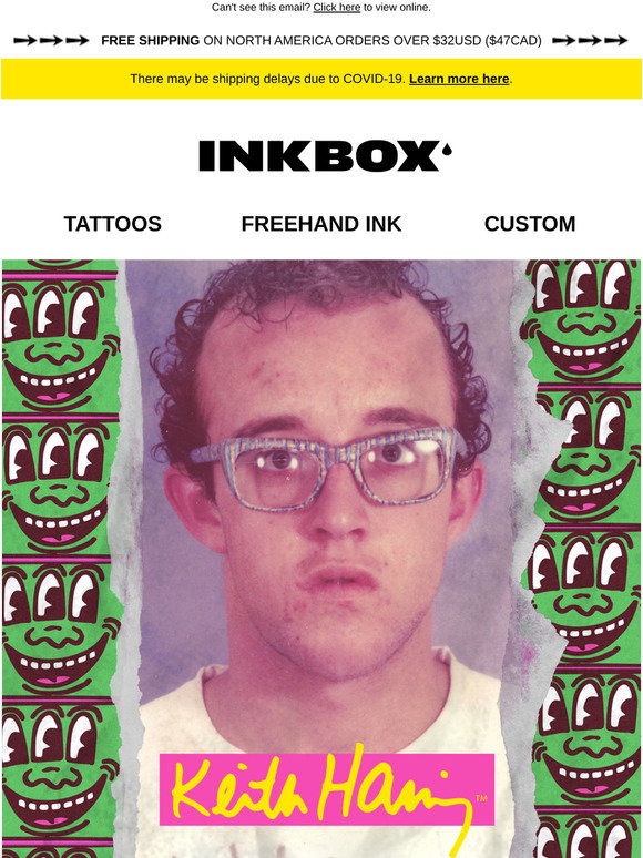 INKBOX: Keith Haring tattoos are HERE ️ | Milled
