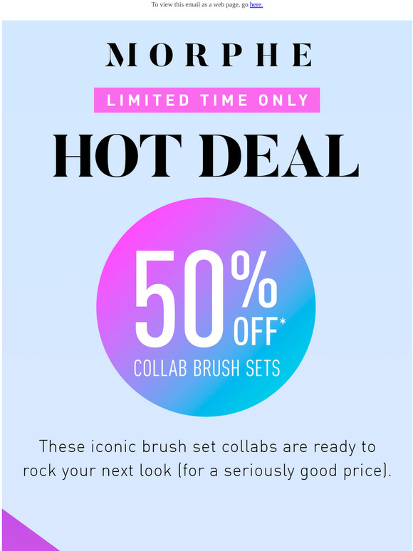 Morphe: 50% off our most iconic brush collabs | Milled