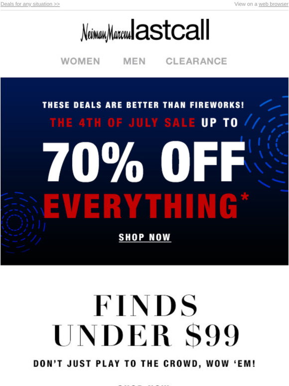 Neiman Marcus Last Call: Versatile style under $99 | Milled