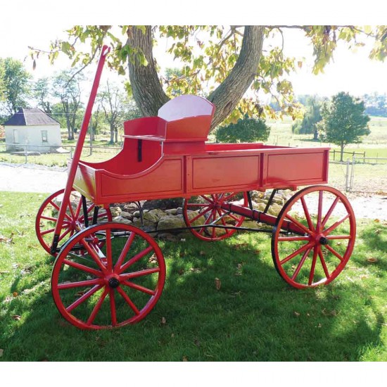 Pinecraft.com: Lawn Decor 🌞 Amish Handcrafted Buckboard Wagons | Milled