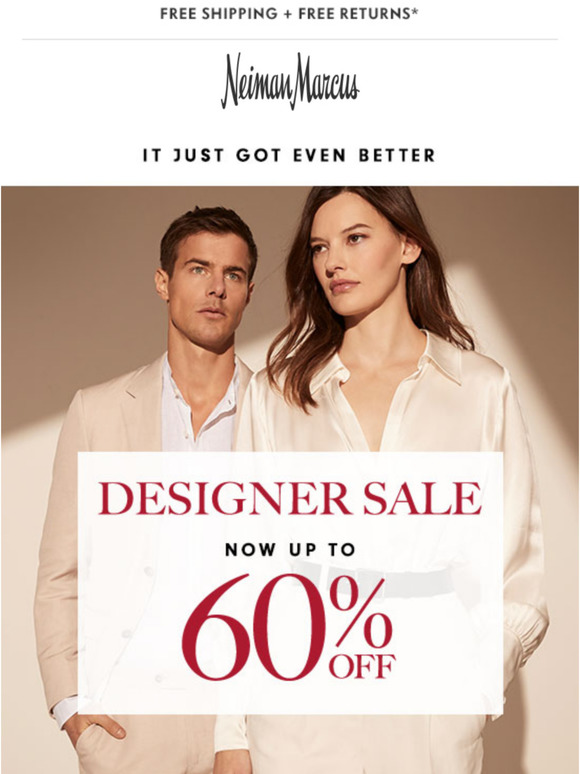 Neiman Marcus: Attn: Enjoy up to 60% off designer favorites | Milled