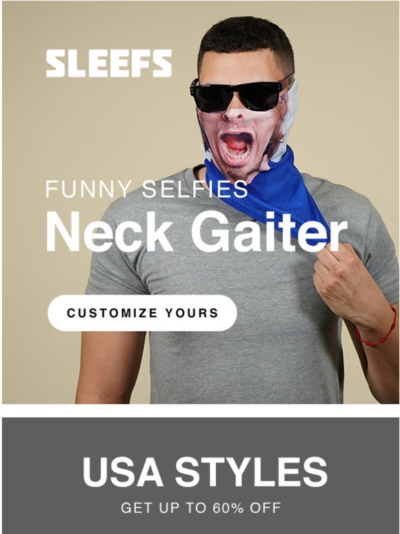 Sleefs: Customize Face Covers with Funny Selfies 🤳 | Milled