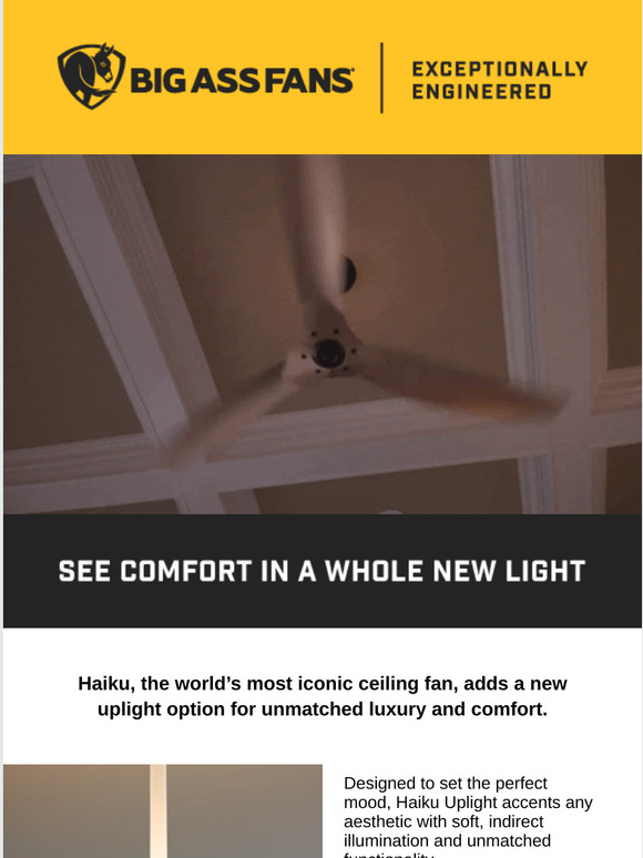 Big Ass Fans: Make your space glow with Haiku Uplight | Milled