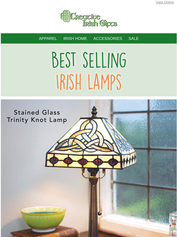 Creative Irish Gifts: Beautiful Irish lamps to light up your home! | Milled