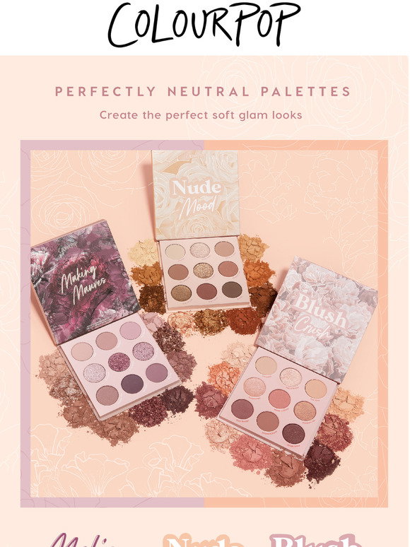 ColourPop: perfectly neutral palettes 🌸 | Milled
