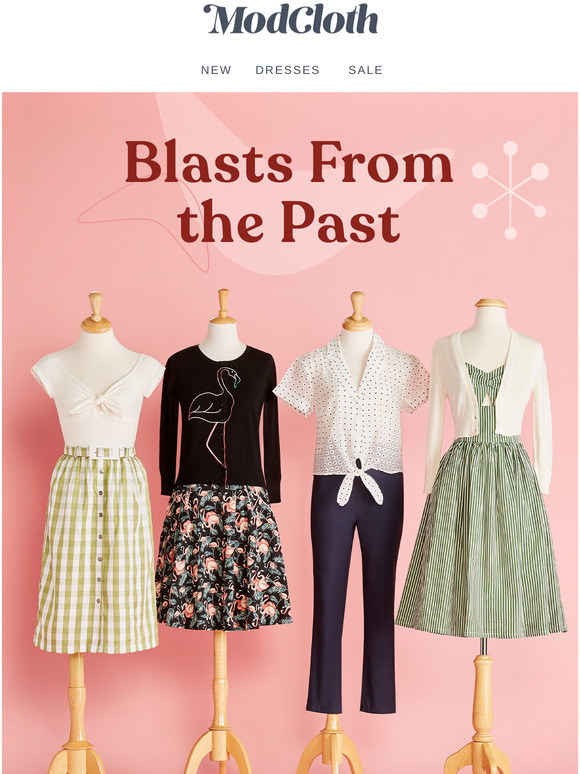 Modcloth: Designs by decade. | Milled