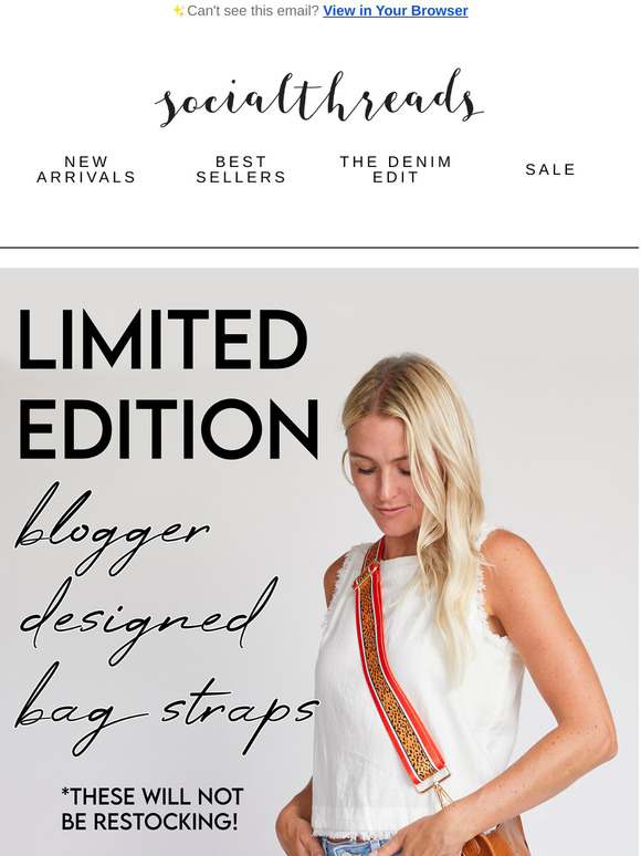 Social Threads: 😍 SNEAK PEEK: Blogger designed, limited edition bag ...