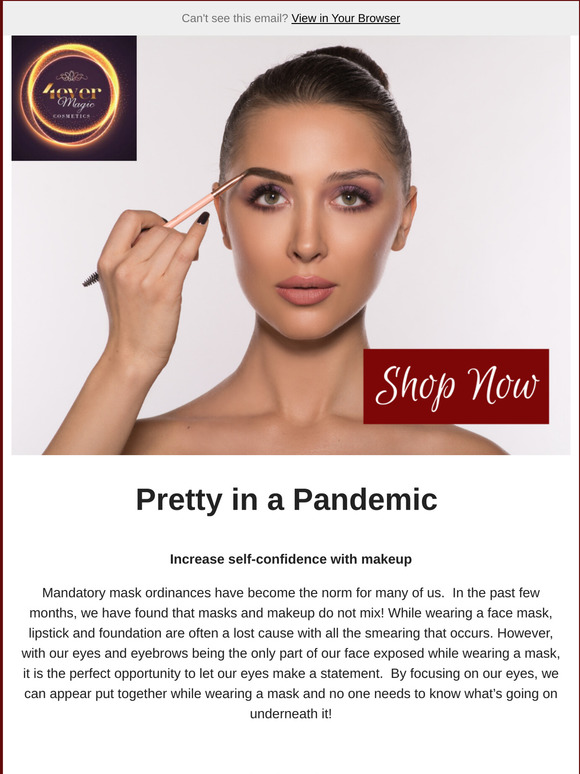 4EVER MAGIC COSMETICS: Masks don't cover your eyebrows! | Milled