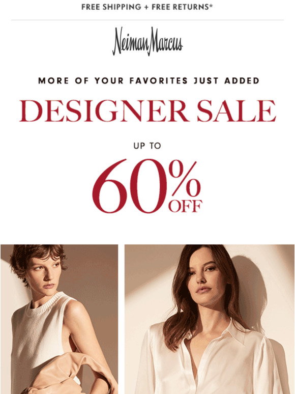 Neiman Marcus: Up to 60% off Designer Sale arrivals from runway ...