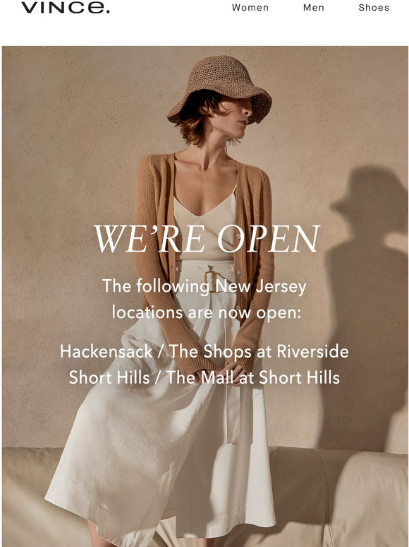 Vince: Welcome Back: A Vince Store Near You is Now Open | Milled