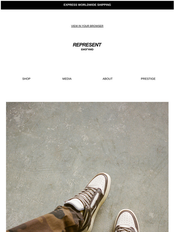 Represent Clo: REPTOR SNEAKER - Now Available | Milled