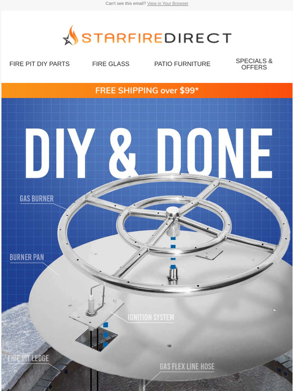 Starfire: Build Your DIY Fire Pit Masterpiece | Starfire Direct | Milled