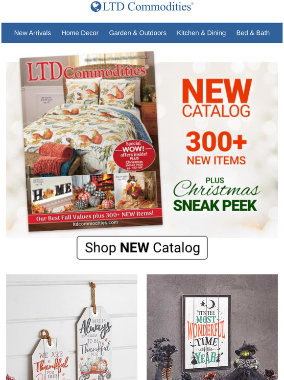 LTD Commodities: Our August Catalog Is Here! | Milled