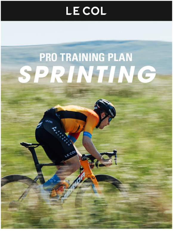 le col: Pro Training Plan - Sprinting | Milled