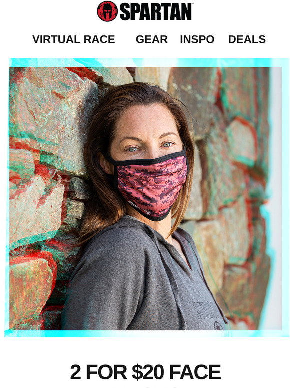 Spartan Race: Top Face Masks Now 2 for $20 | Milled