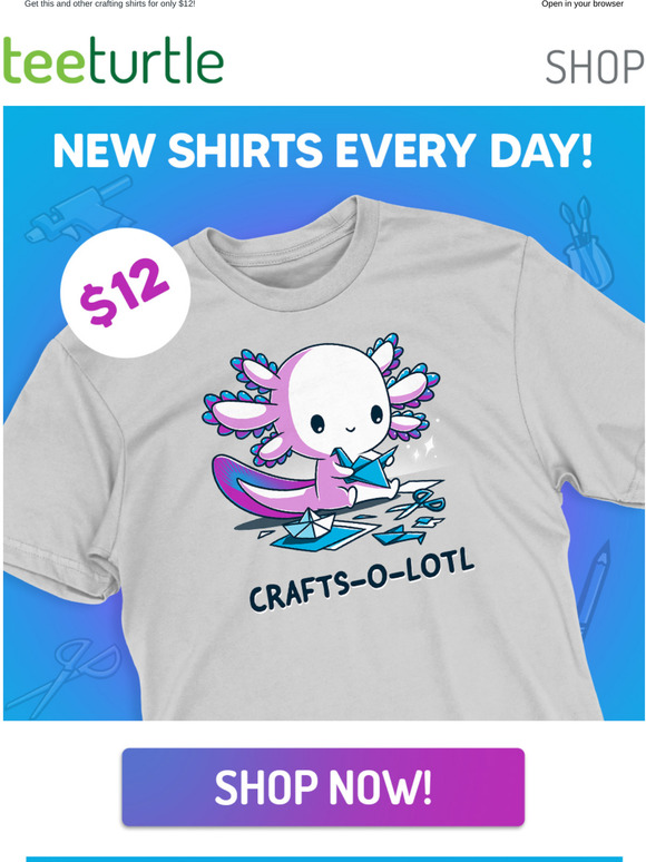 TeeTurtle: This axolotl loves to craft! ️ | Milled