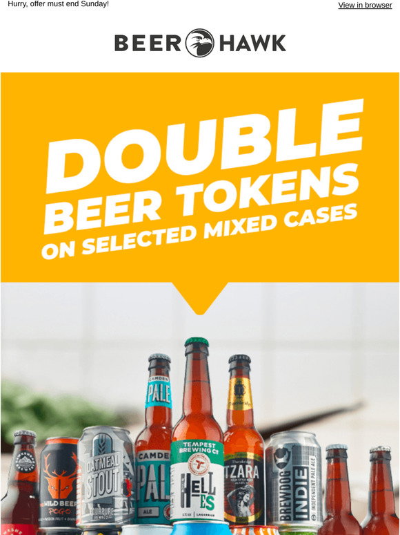 Beer Hawk: 🚨 DOUBLE Beer Tokens! Limited time only 🚨 | Milled