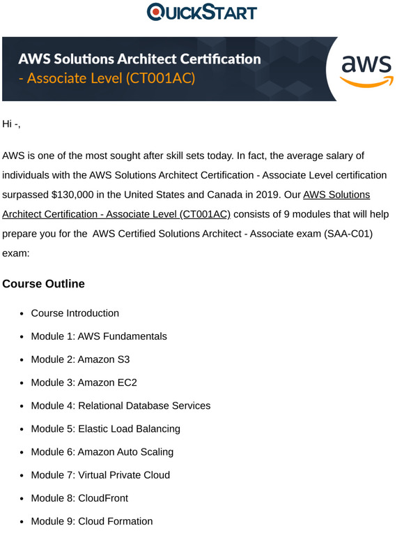 QuickStart: Learn AWS for Free | Milled