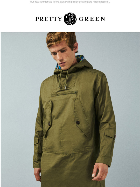 Pretty Green: New Lightweight Two-In-One Cotton Parkas | Milled