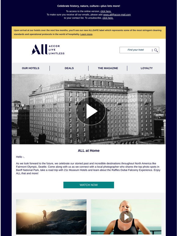 Accor: See what's new with ALL at home, - | Milled