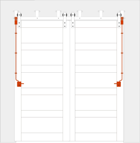 Rustica Hardware: The FIRST EVER Self-Latching Lock for Sliding Barn ...
