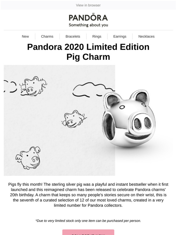 Pandora: The July 2020 Limited Edition collector's charm is out! | Milled