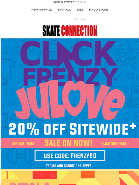 Skate Connection: 20% off SITEWIDE | Limited time ONLY! 😍 | Milled