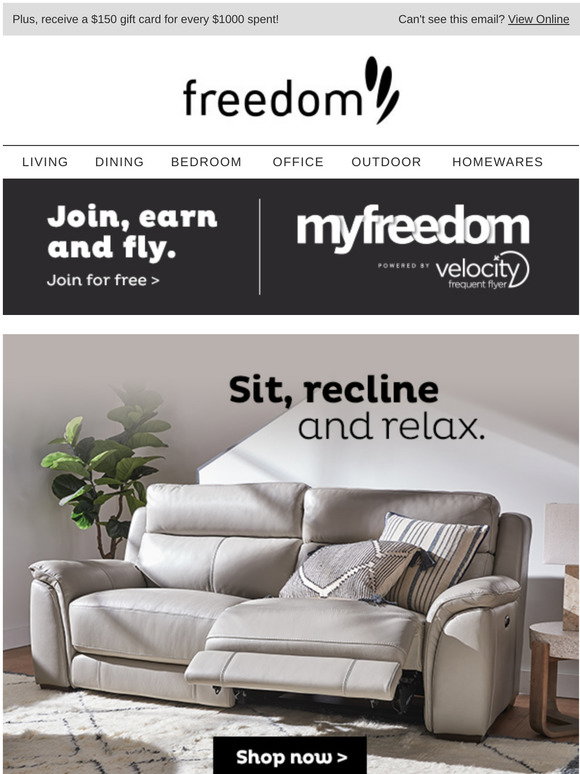 Freedom: These recliners were made for R&R | Milled