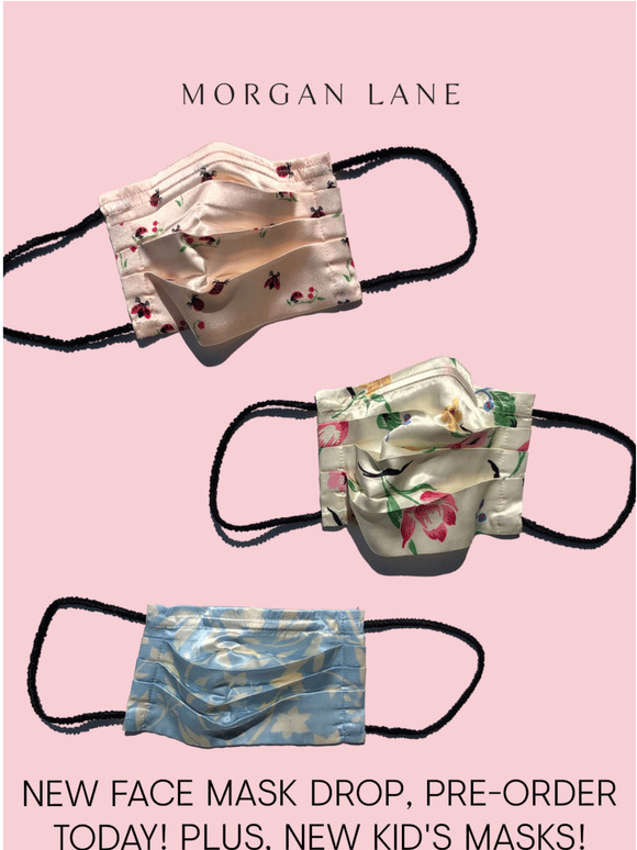 Morgan Lane: 🚨NEW FACE MASK DROP, PRE-ORDER TODAY! PLUS, NEW KID'S ...