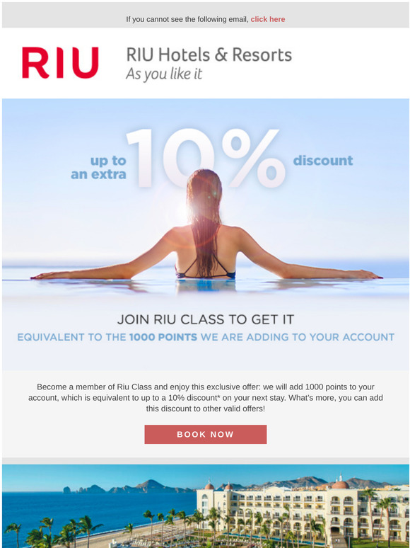 RIU Hotels & Resorts: -do you want to get up to an extra 10% off in ...