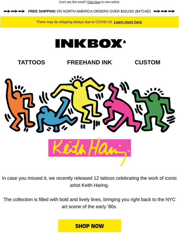 INKBOX: Best-selling Keith Haring Tattoos 👀👉 | Milled