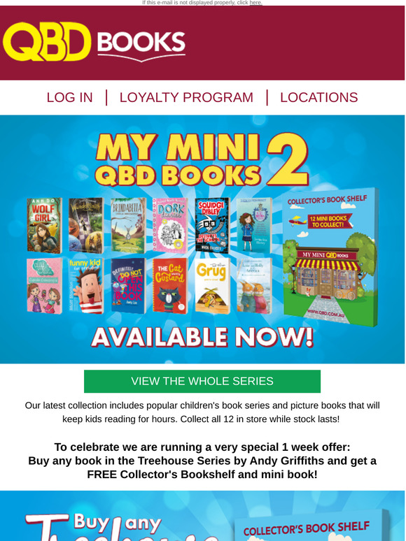 QBD Books: Buy Any Treehouse Series Book & Get A FREE Mini Books ...