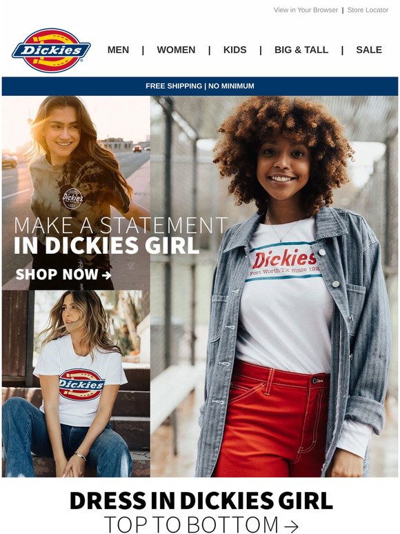 Dickies: New Season. New Dickies Girl. | Milled
