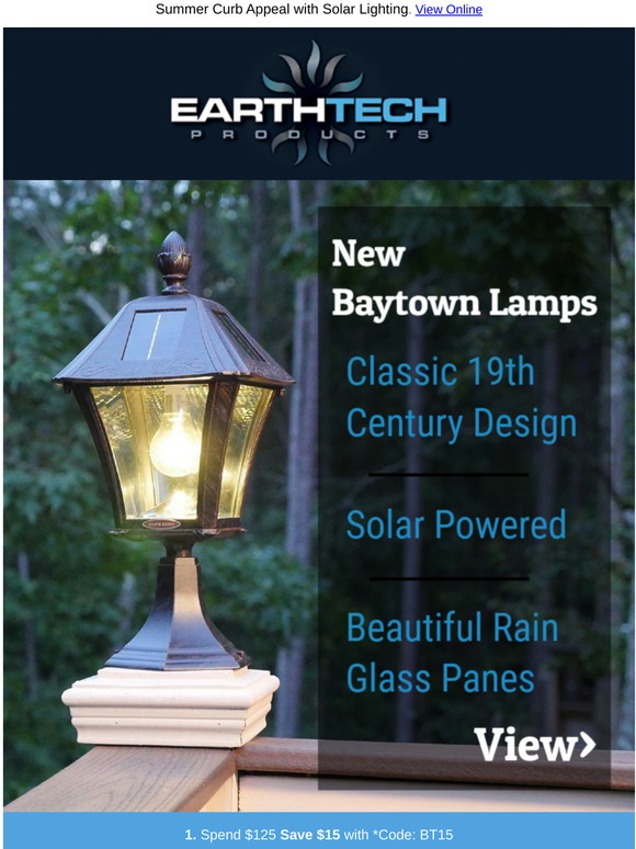Earthtech Products: [NEW] The Latest in Outdoor Solar Lighting Tech ...