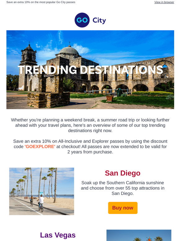 Go City: Take a look at these trending destinations | Milled